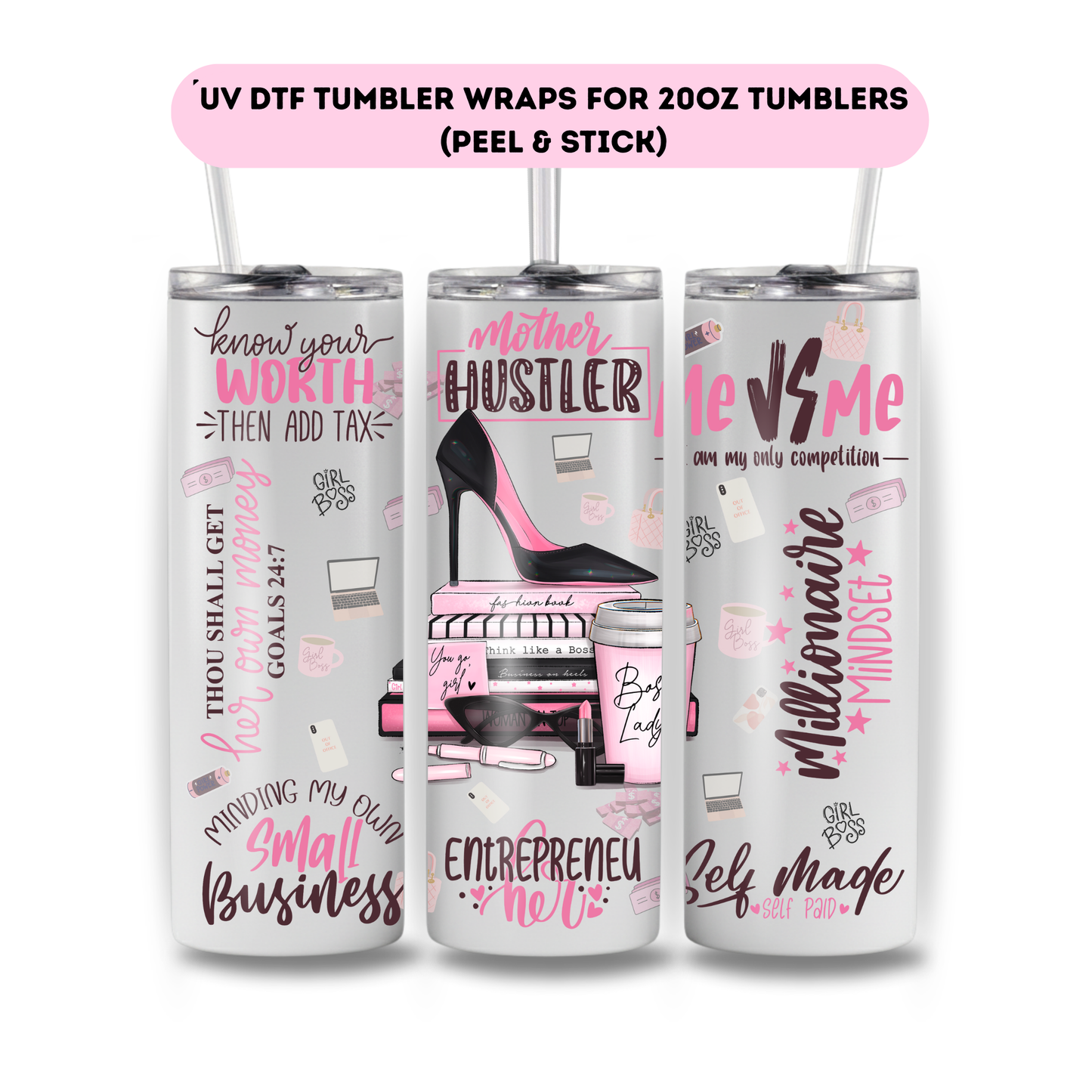 Mother hustler - FULL WRAP UV DTF DECAL – N2coolstuff