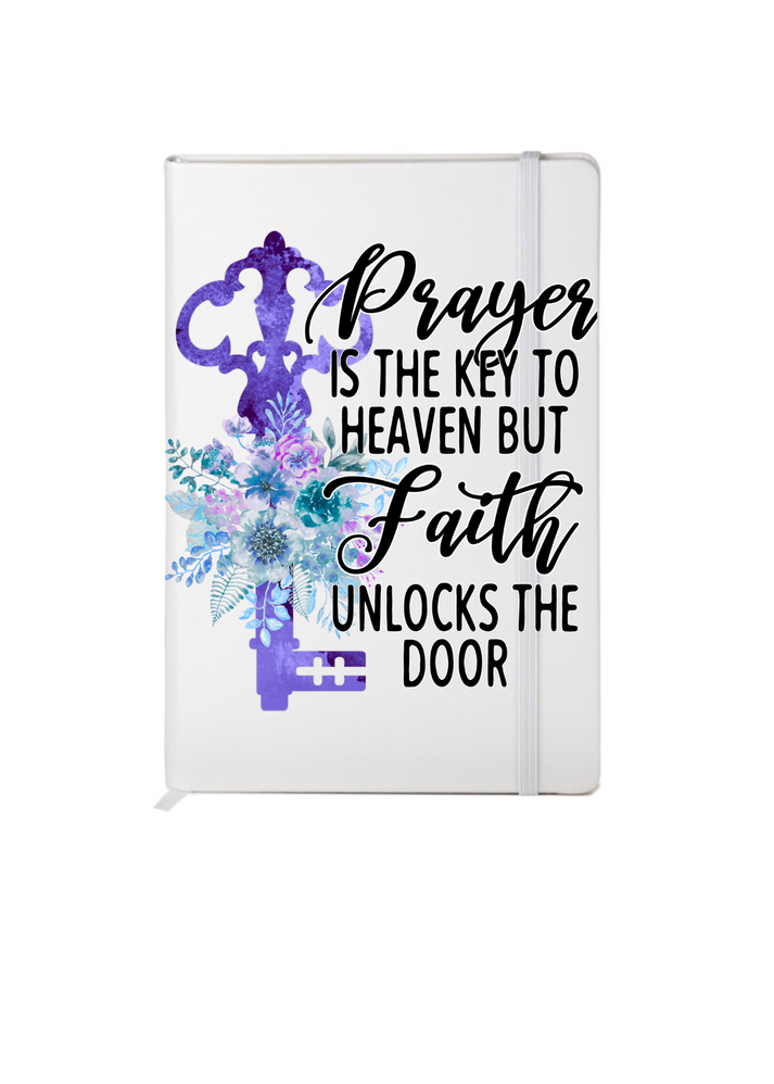 (PURPLE KEY) Prayer is the key to heaven but Faith unlocks the door-UV ...